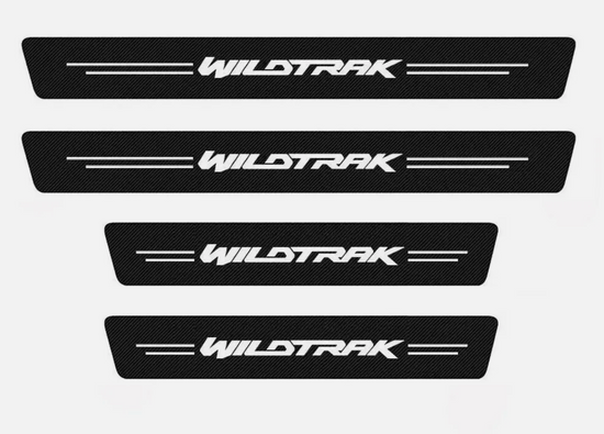 Ford Ranger & Everest Wildtrak Door Sill Scuff Protector Strips 2012 ...